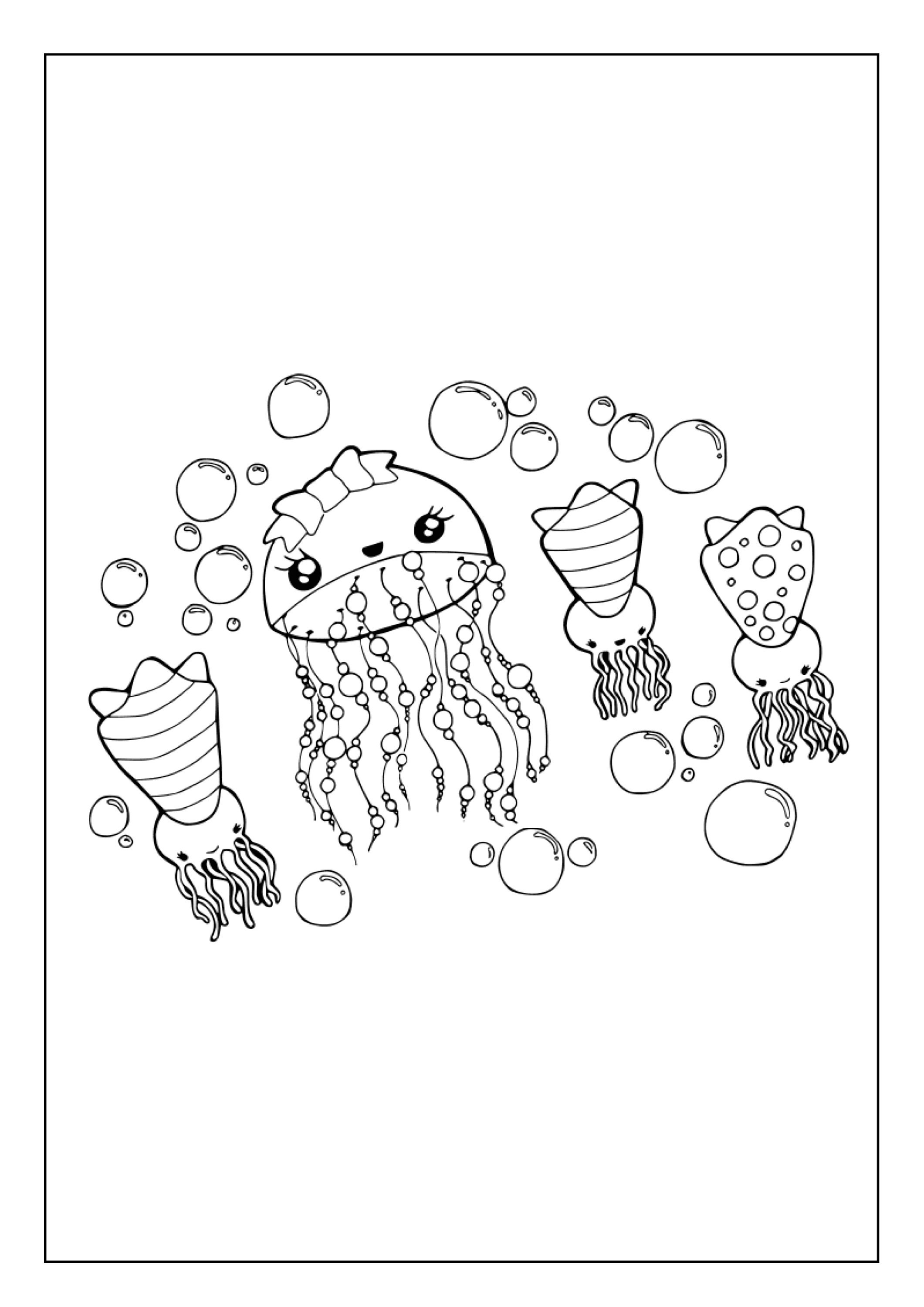 Printable Kawaii Coloring Pages for Kids and Adults | 90 Pages ...