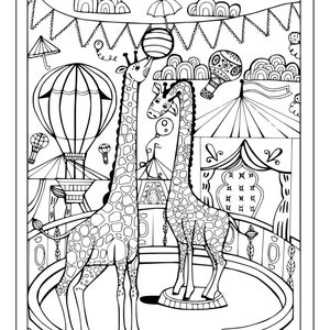 Printable Circus Coloring Pages for Kids and Adults | 90 Pages ...