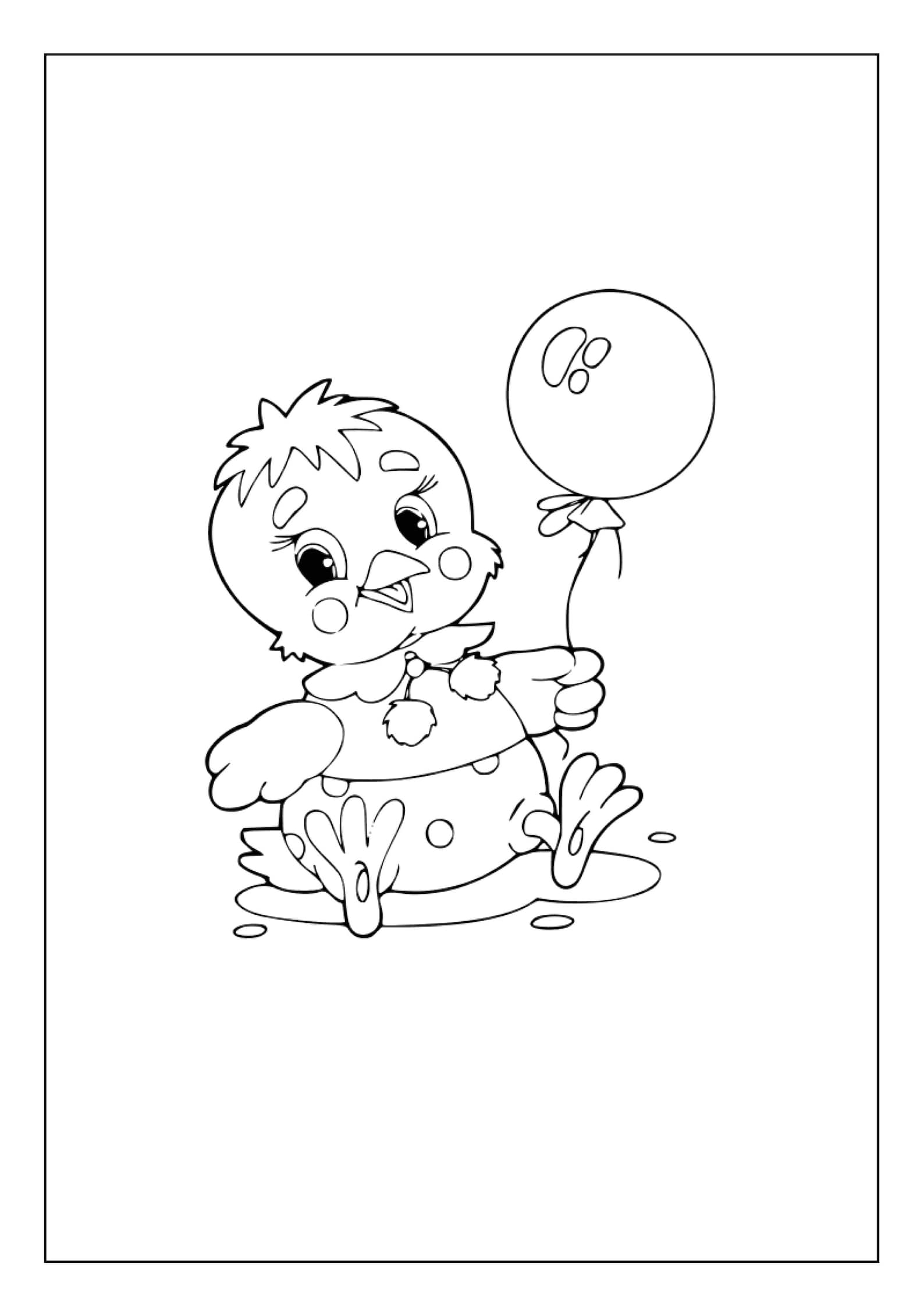 Printable Baby Chick Coloring Pages for Kids & Adults | 25 Pages ...