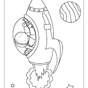 Printable Rocket Coloring Pages for Kids and Adults | 100 Pages ...