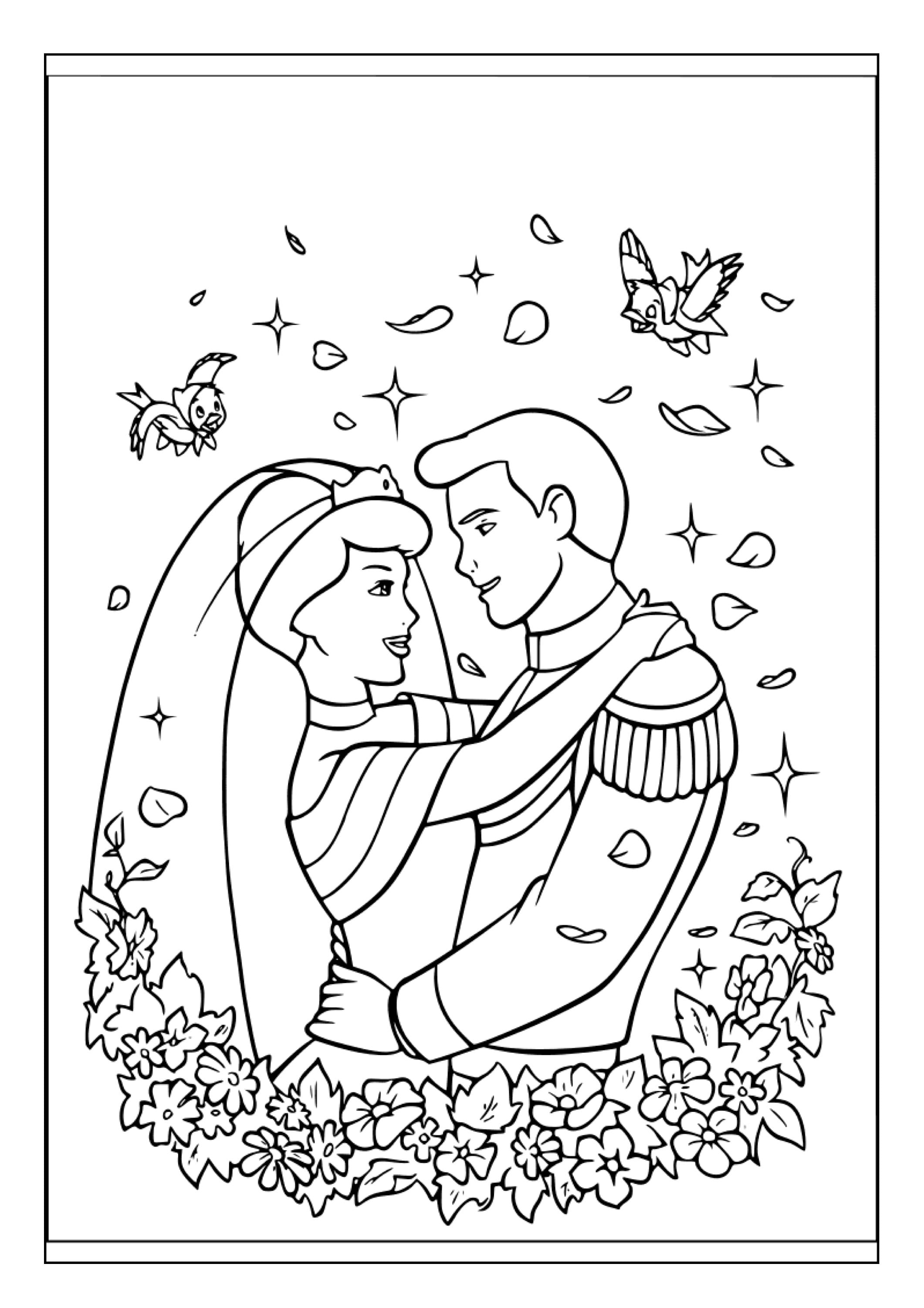 Printable Couples Coloring Pages for Kids & Adults | 90 Pages |instant ...