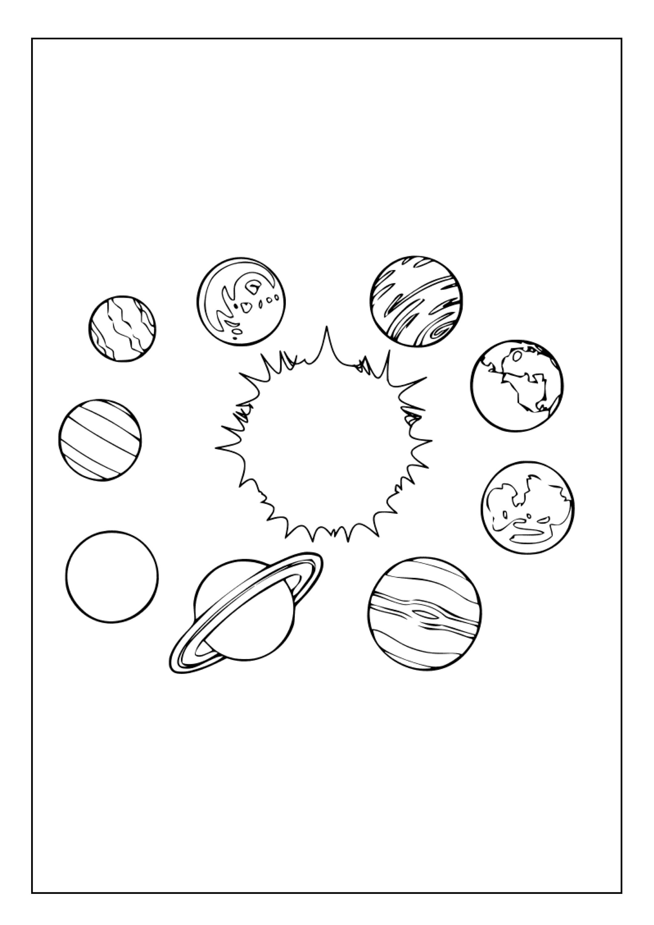 Printable Outer Space Coloring Pages for Kids and Adults | 90 Pages ...
