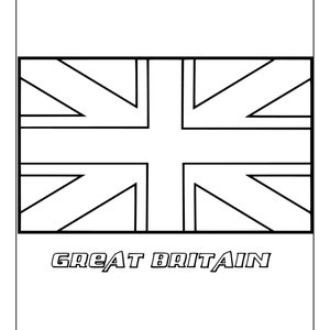 Printable England Coloring Pages for Kids & Adults | 50 Pages | Instant ...