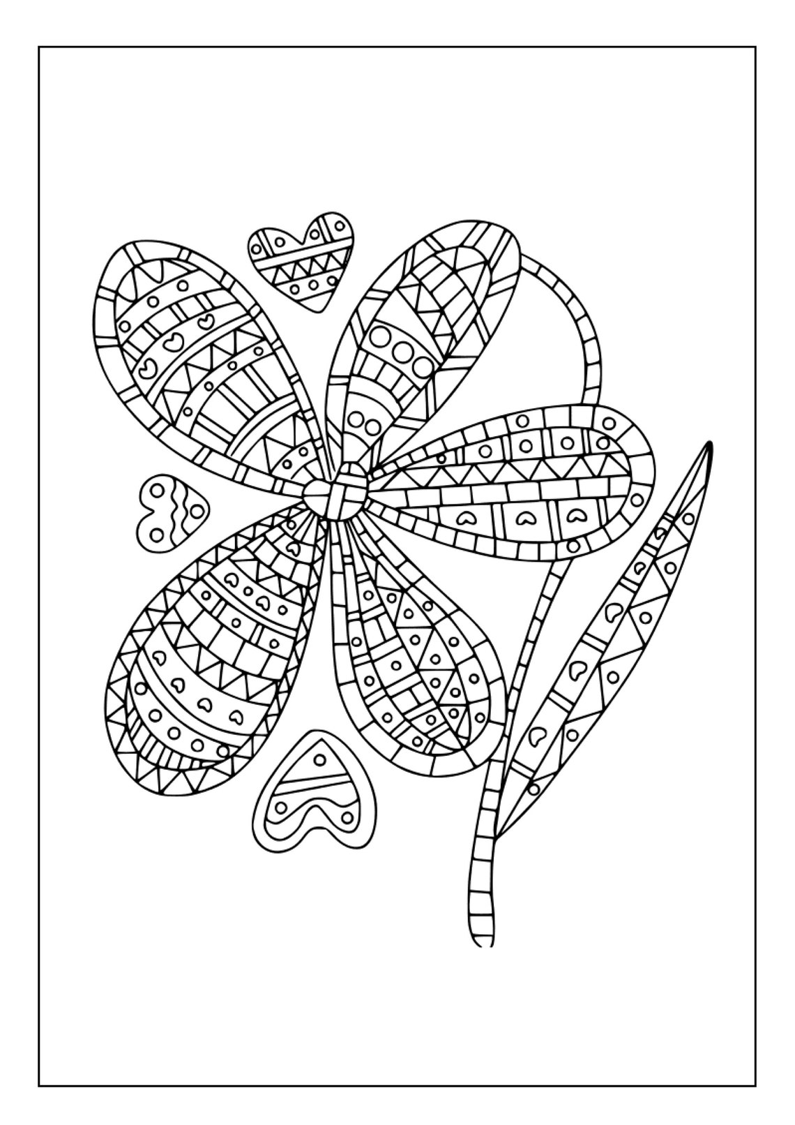 Printable Pattern Coloring Pages for Kids and Adults | 100 Pages ...