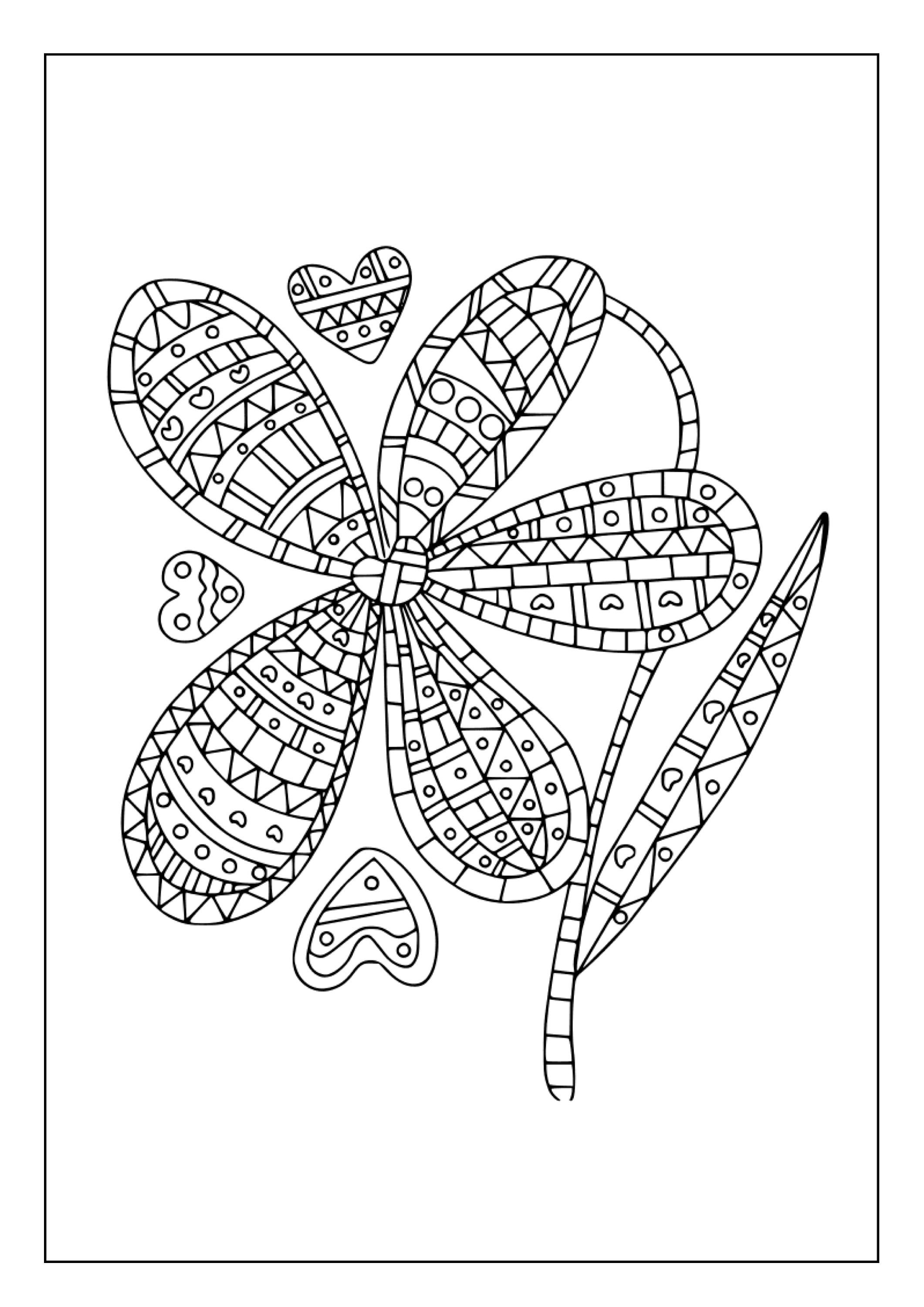 Printable Pattern Coloring Pages for Kids and Adults | 100 Pages ...
