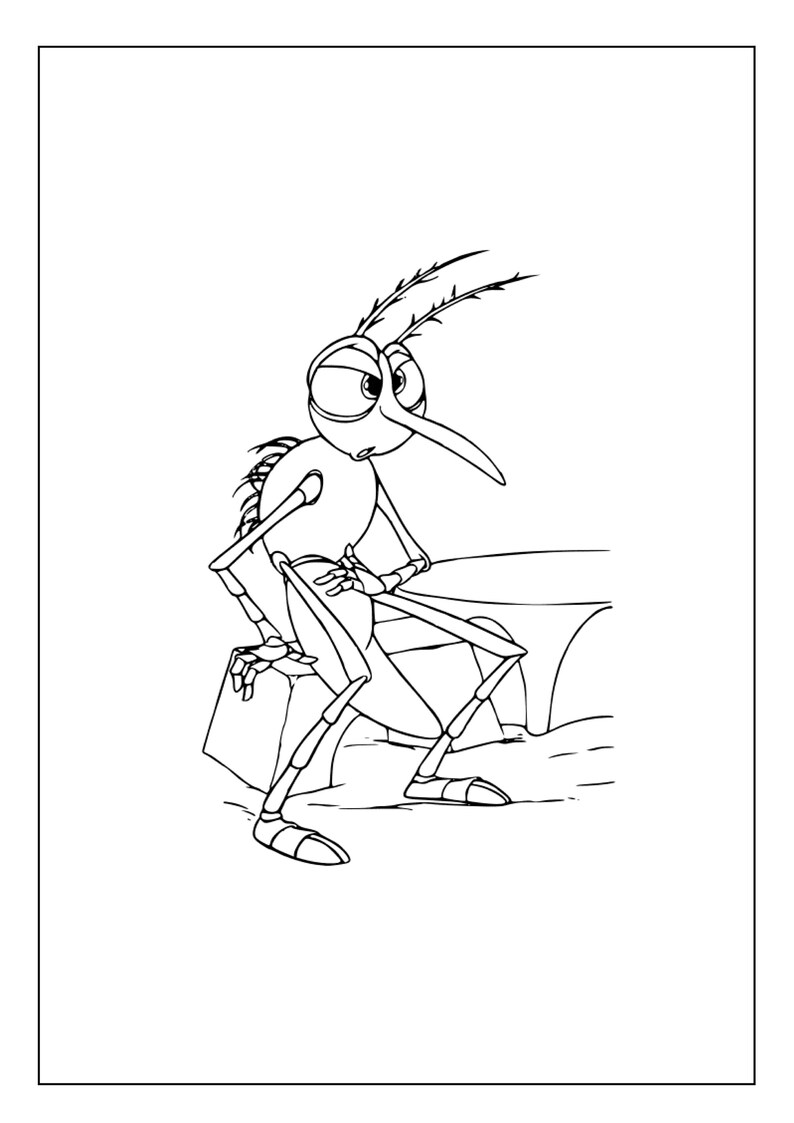 Printable Mosquito Coloring Pages for Kids & Adults | 30 Pages ...