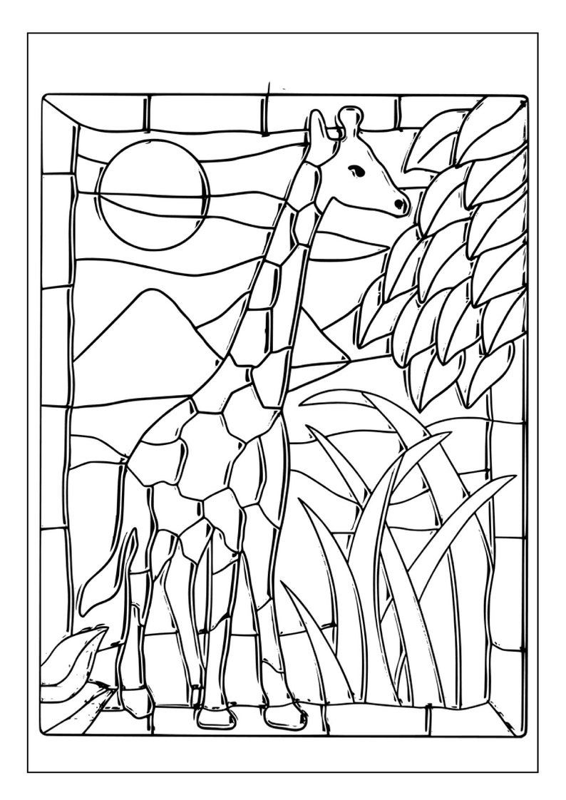 Printable Mosaic Coloring Pages for Kids and Adults 90 Pages Instant ...