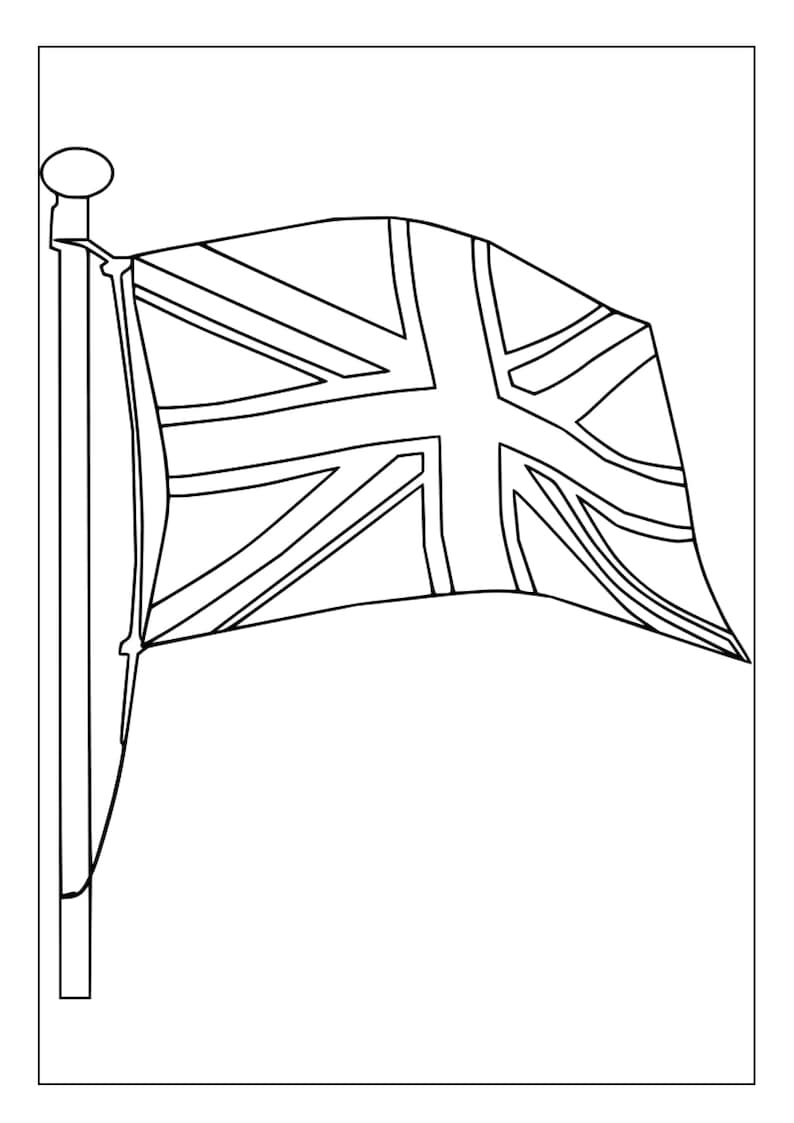 Printable England Coloring Pages for Kids & Adults | 50 Pages | Instant ...