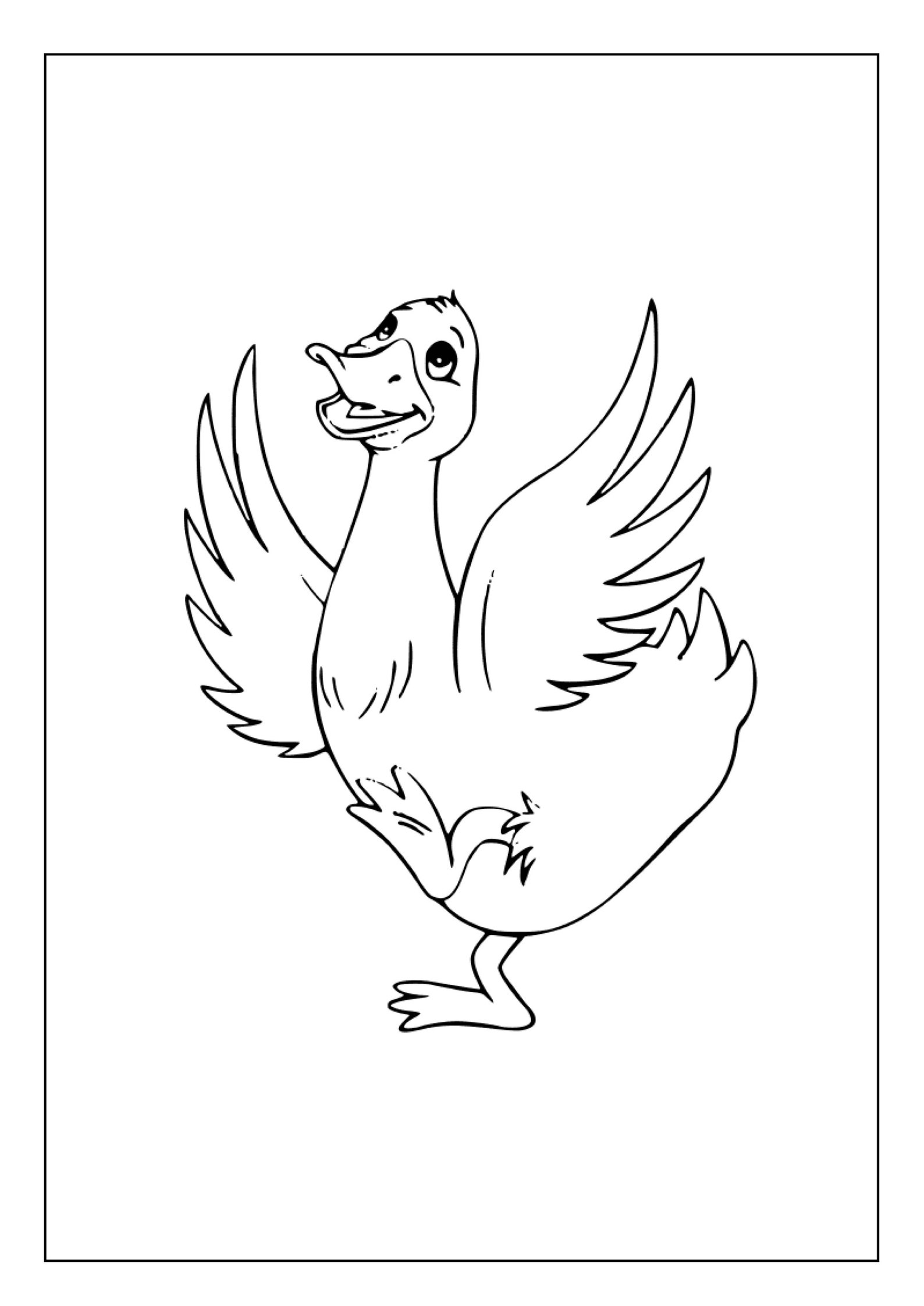 Printable Ducks Coloring Pages for Kids and Adults | 50 Pages | Instant ...