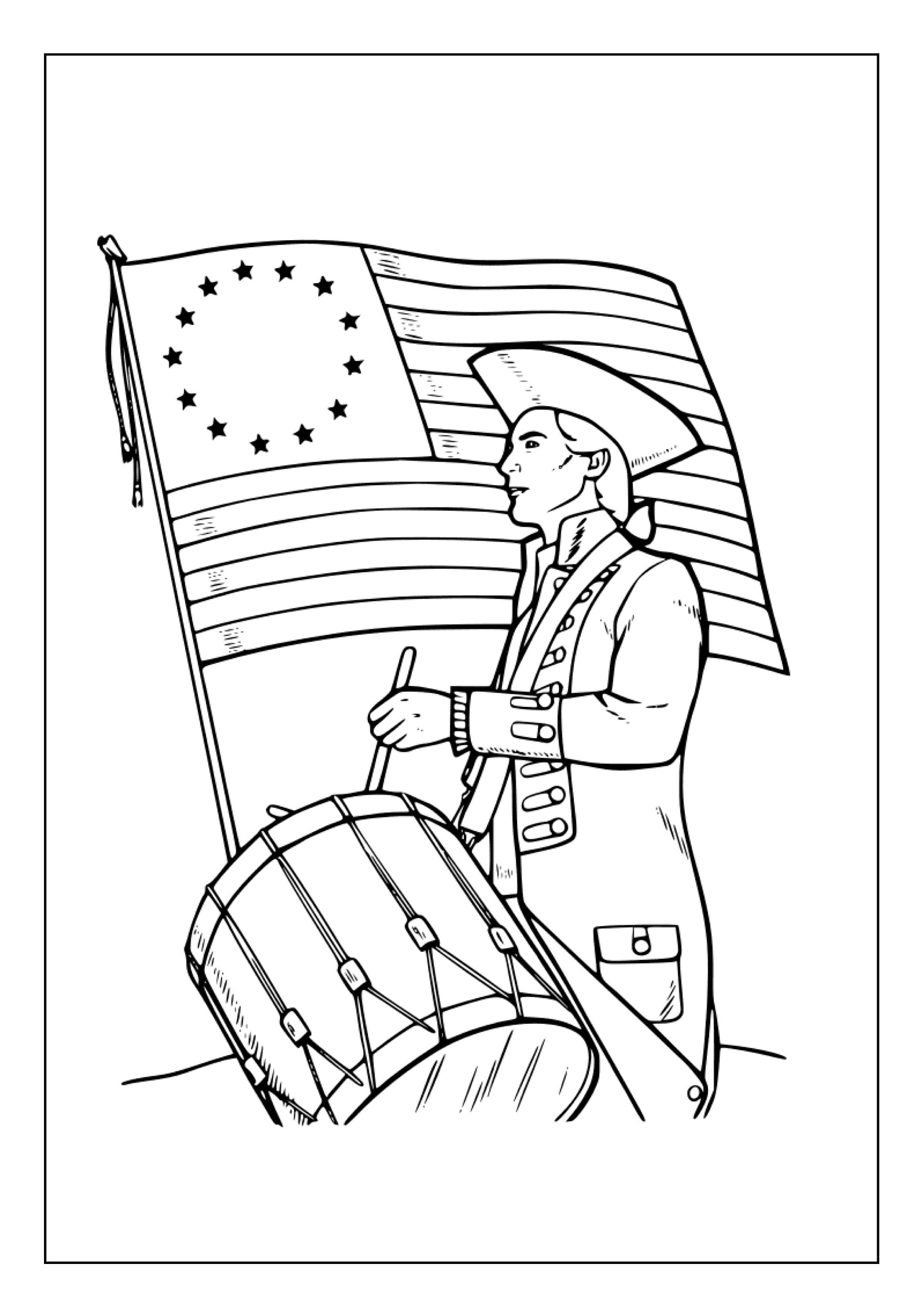 Printable Flag Day Coloring Pages for Kids and Adults | 90 Pages ...