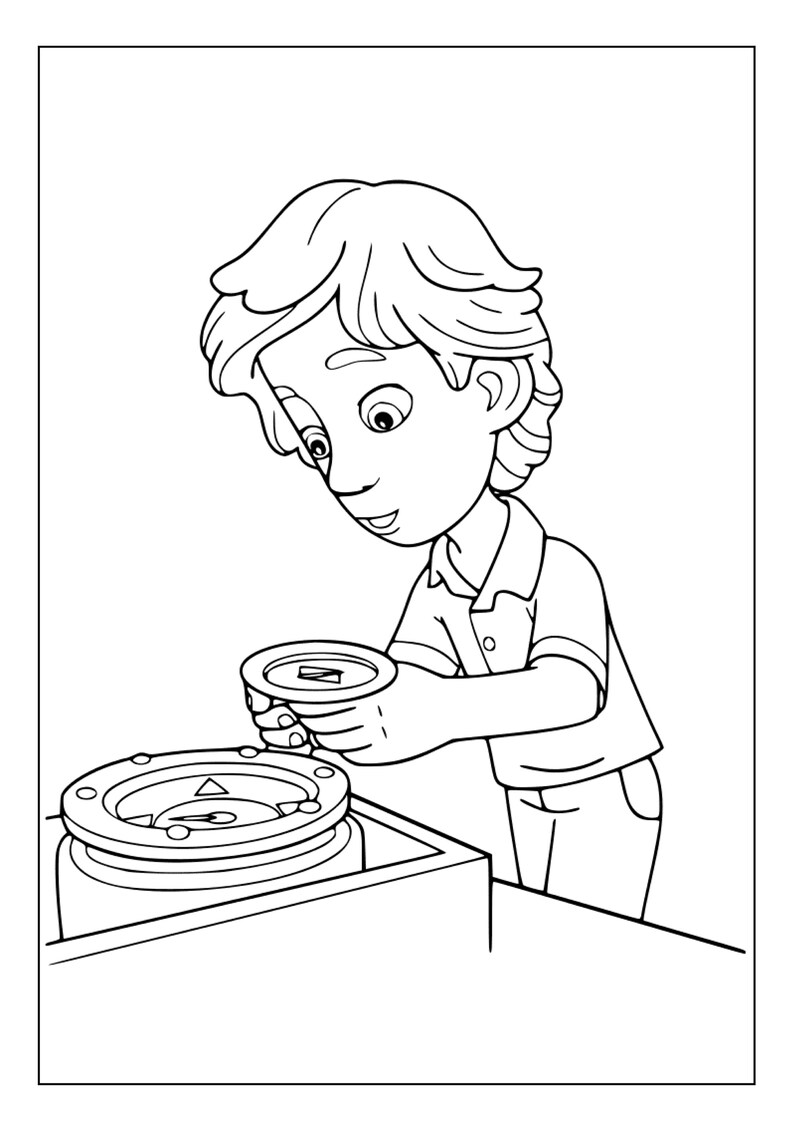 Printable Compass Coloring Pages for Kids & Adults | 90 Pages | Instant ...