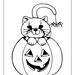 Printable Halloween Cat Coloring Pages for Kids and Adults | 100 Pages ...
