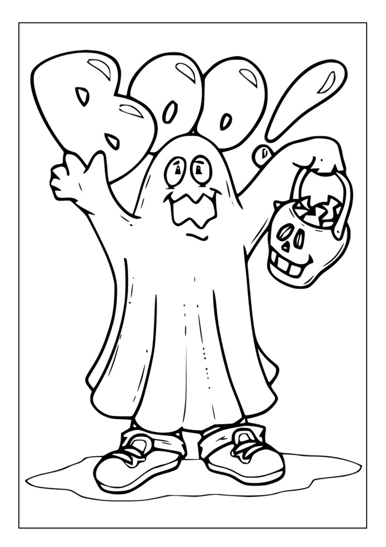 Printable Halloween Costumes Coloring Pages for Kids and Adults | 55 ...