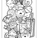 Printable Doodle Coloring Pages for Kids & Adults | 50 Pages | Instant ...