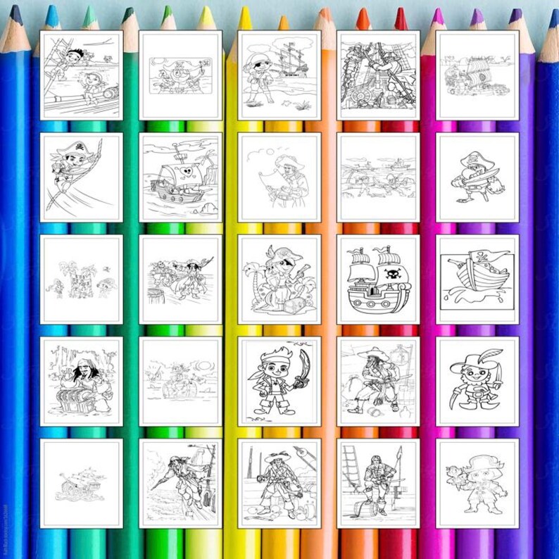 Printable Pirates Coloring Pages for Kids and Adults | 70 Pages ...