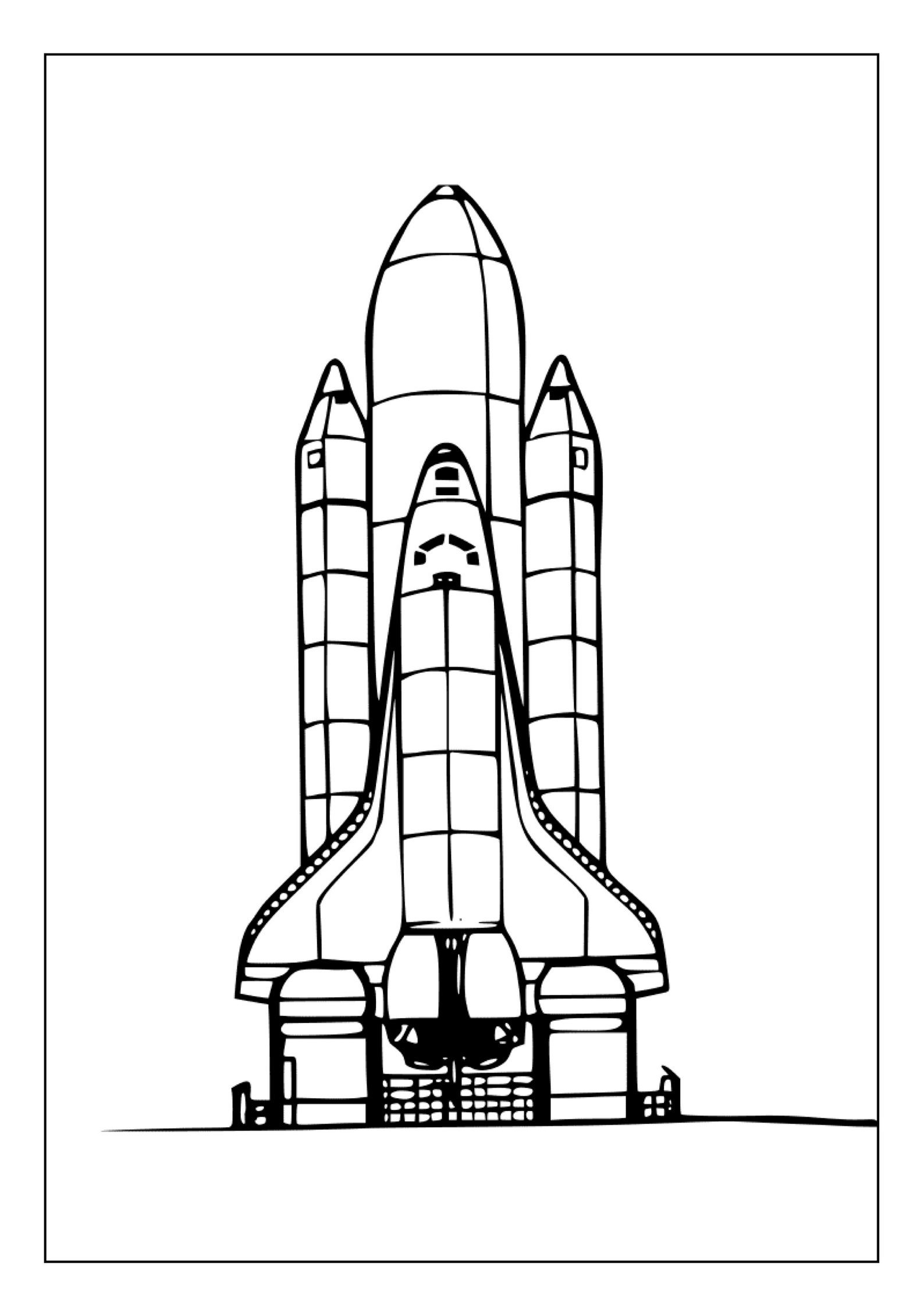 Printable Spaceship Coloring Pages for Kids & Adults | 65 Pages ...