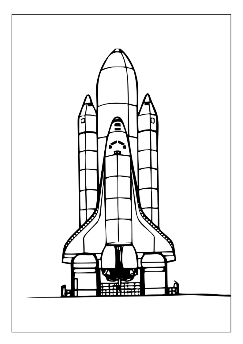 Printable Spaceship Coloring Pages for Kids & Adults | 65 Pages ...