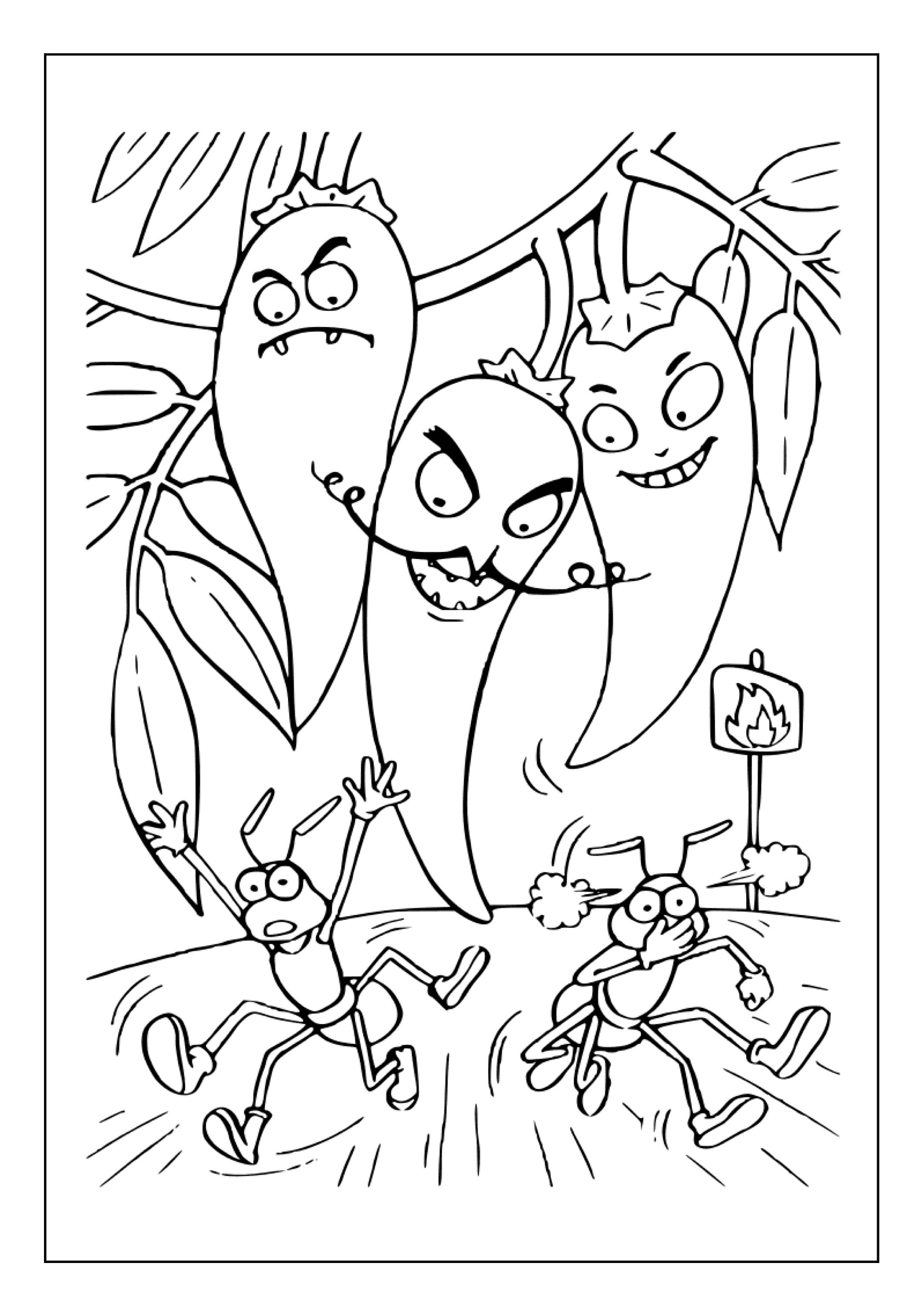 Printable Peppers Coloring Pages for Kids & Adults | 35 Pages | Instant ...