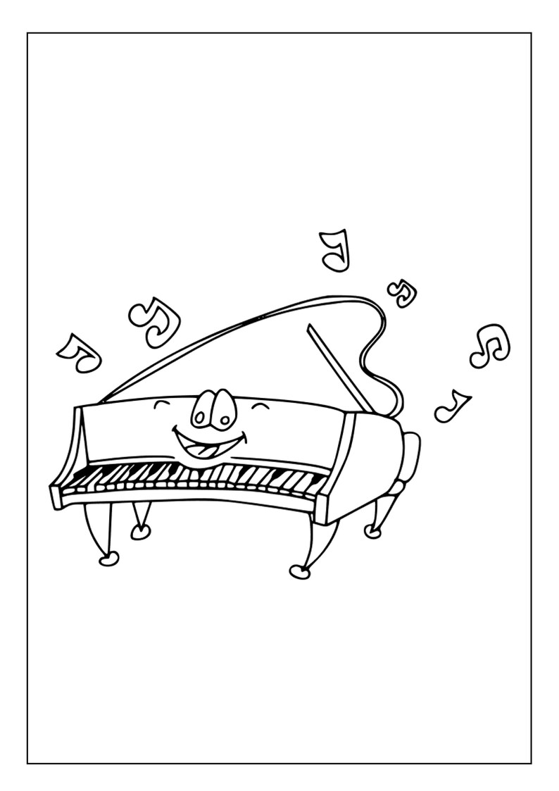 Printable Music Notes Coloring Pages for Kids and Adults | 80 Pages ...