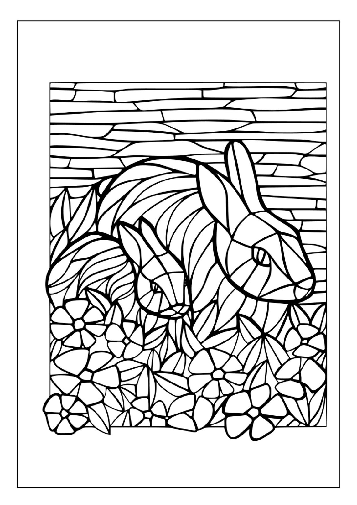 Printable Mosaic Coloring Pages for Kids and Adults | 90 Pages ...