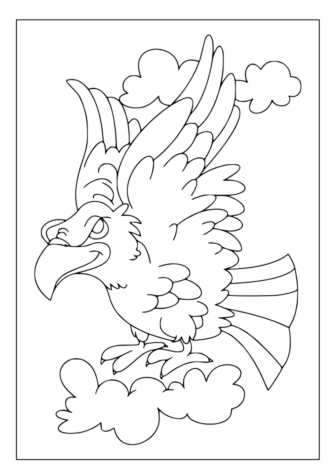 Printable Eagle Coloring Pages for Kids and Adults | 40 Pages | Instant ...