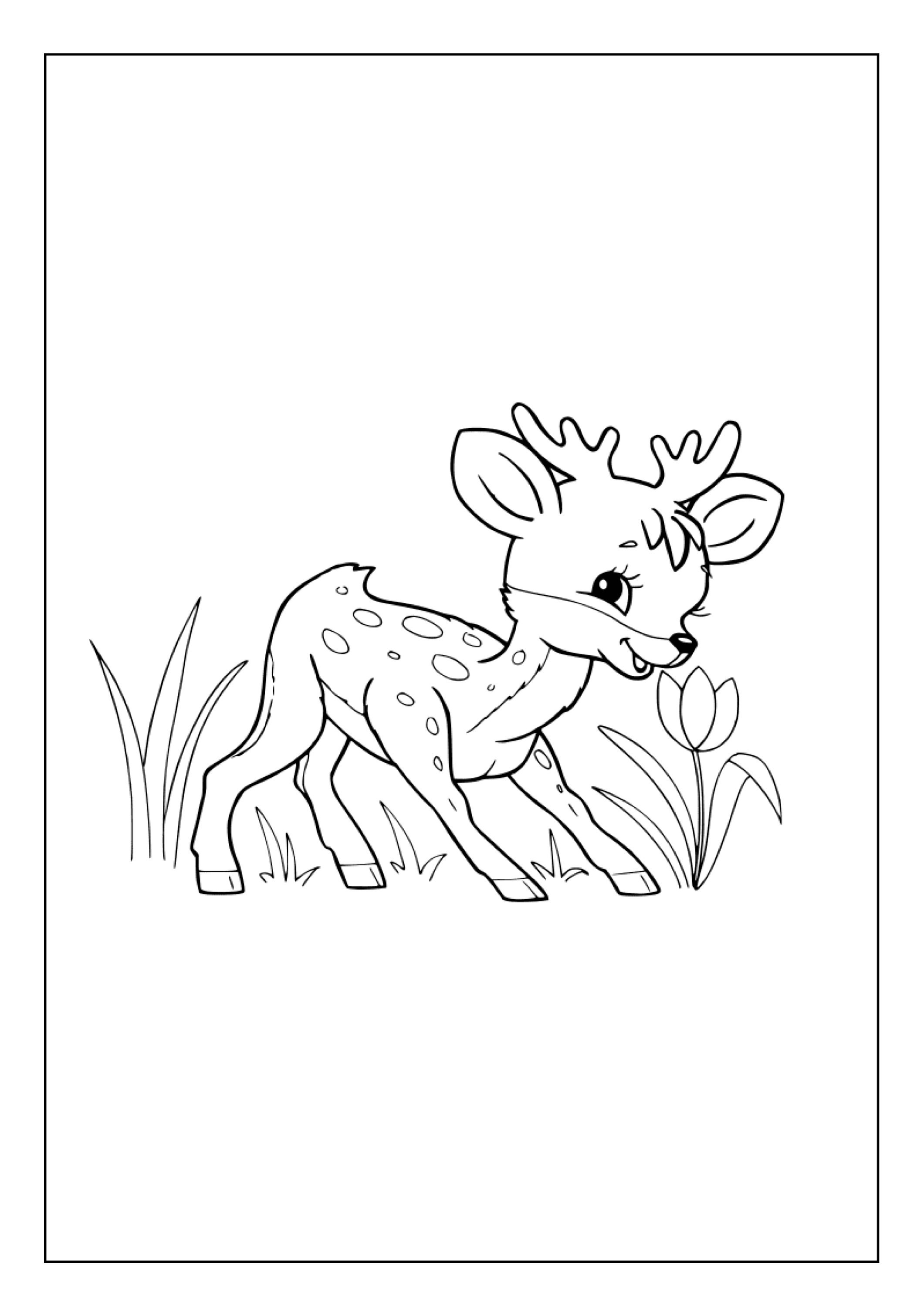 Printable Wild Animals Coloring Pages for Kids and Adults | 60 Pages ...