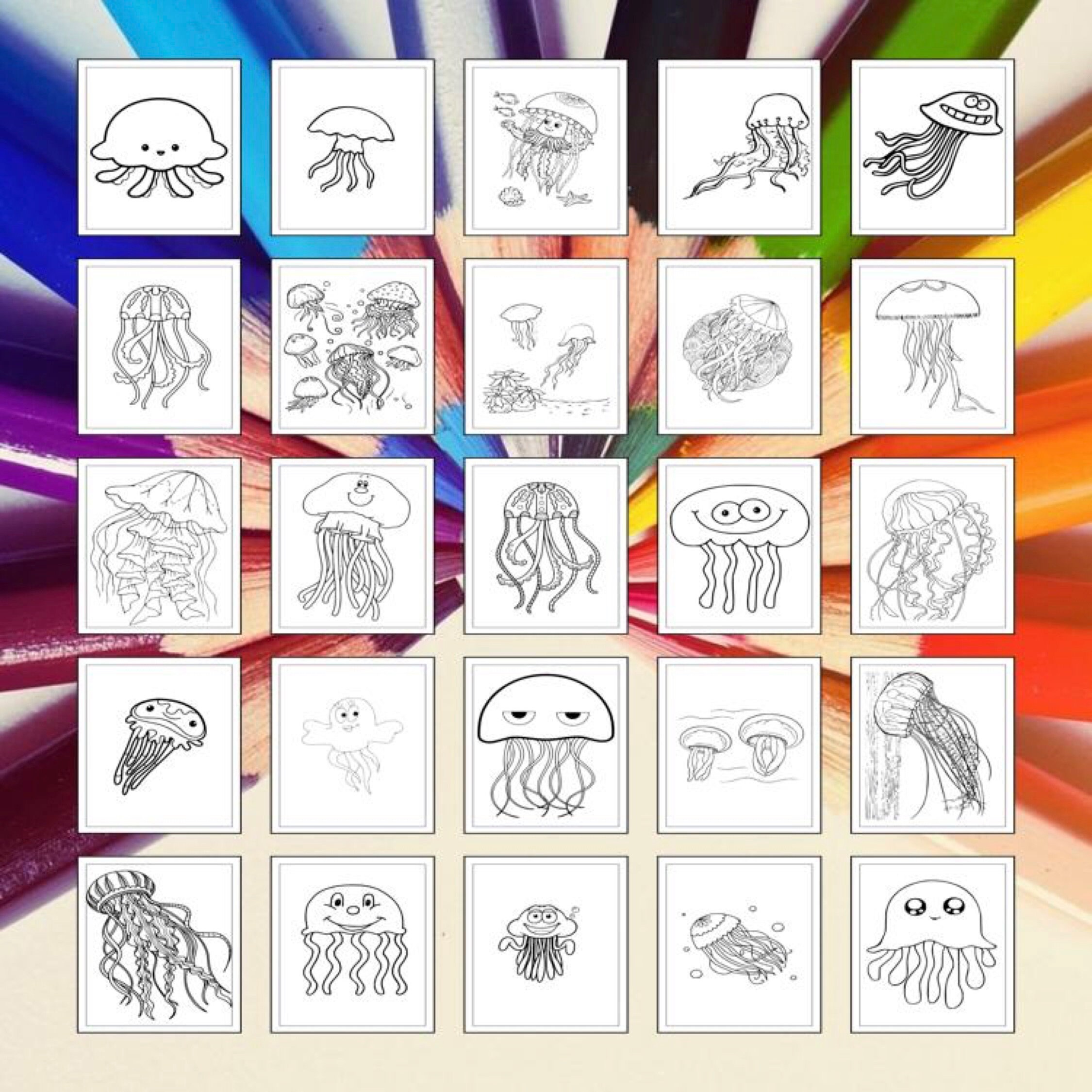 Printable Medusa Coloring Pages for Kids & Adults | 25 Pages | Digital ...