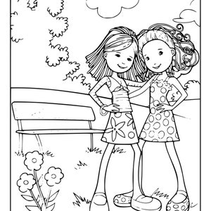 Printable Friendship Coloring Pages for Kids and Adults | 50 Pages ...