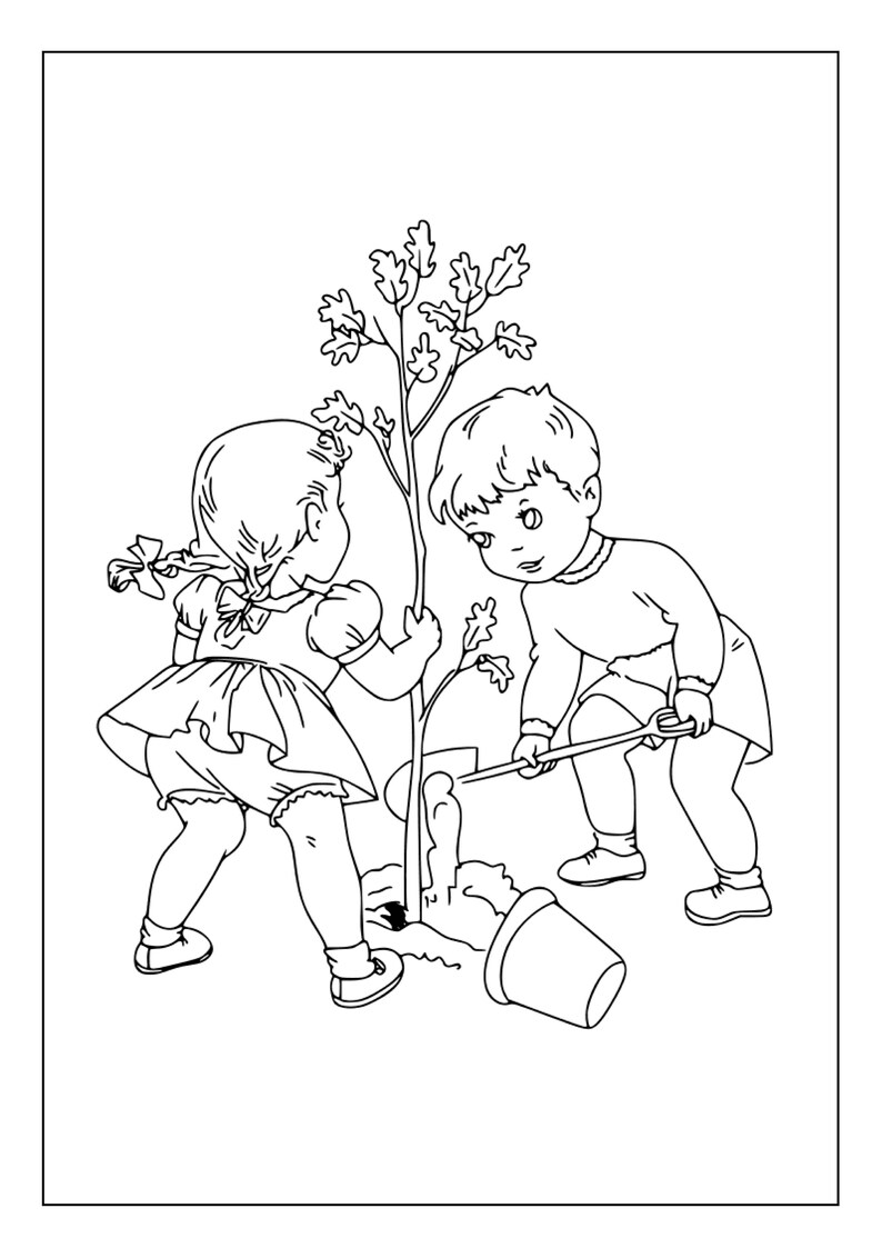 Printable Trees Coloring Pages for Kids and Adults | 100 Pages ...