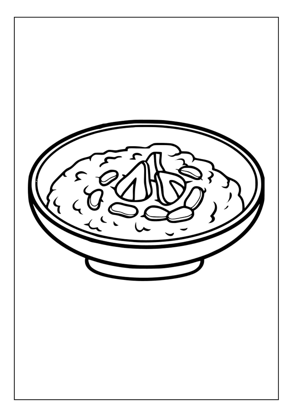 Printable Oatmeal Coloring Pages for Kids & Adults | 25 Pages | Instant ...