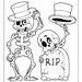 Printable Skeleton Coloring Pages for Kids and Adults 60 Pages Instant ...