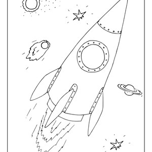 Printable Spaceship Coloring Pages for Kids & Adults | 65 Pages ...