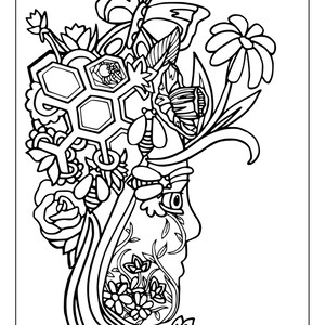 Printable Art Therapy Coloring Pages for Kids & Adults | 25 Pages ...