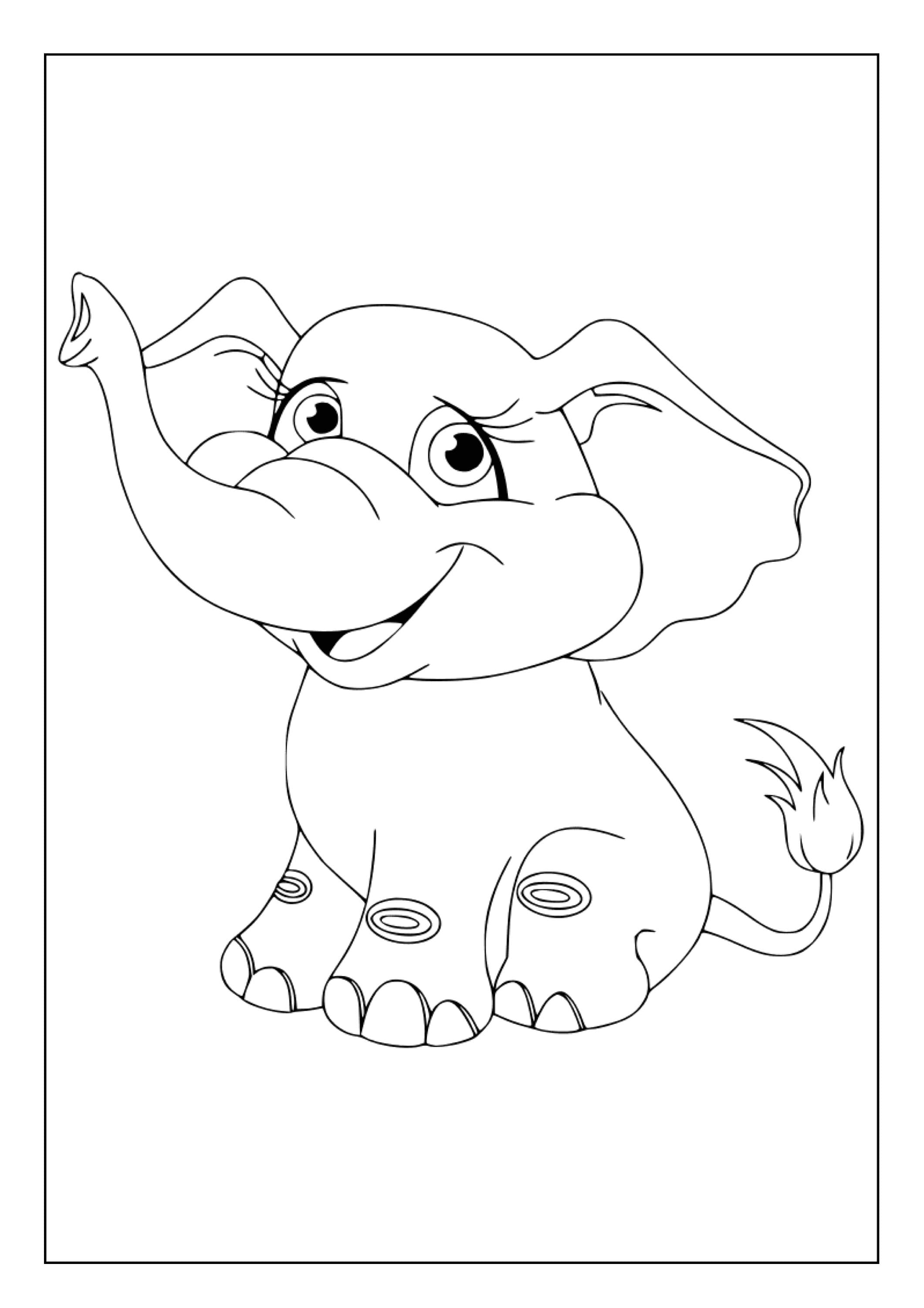 Printable Jungle Animals Coloring Pages for Kids and Adults | 80 Pages ...