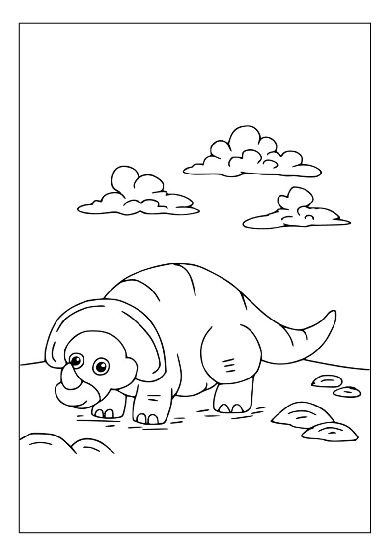 Printable Cute Little Dinosaurs Coloring Pages for Kids and Adults | 90 ...