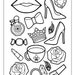 Printable Aesthetics Coloring Pages for Kids & Adults | 55 Pages ...