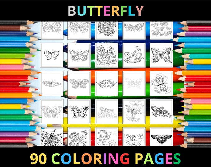 Butterfly Coloring Pages for Kids Printable Butterfly Collection ...