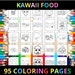 Printable Kawaii Food Coloring Pages for Kids and Adults | 95 Pages ...