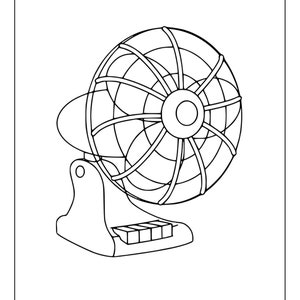 Printable Home Appliances Coloring Pages for Kids & Adults | 35 Pages ...