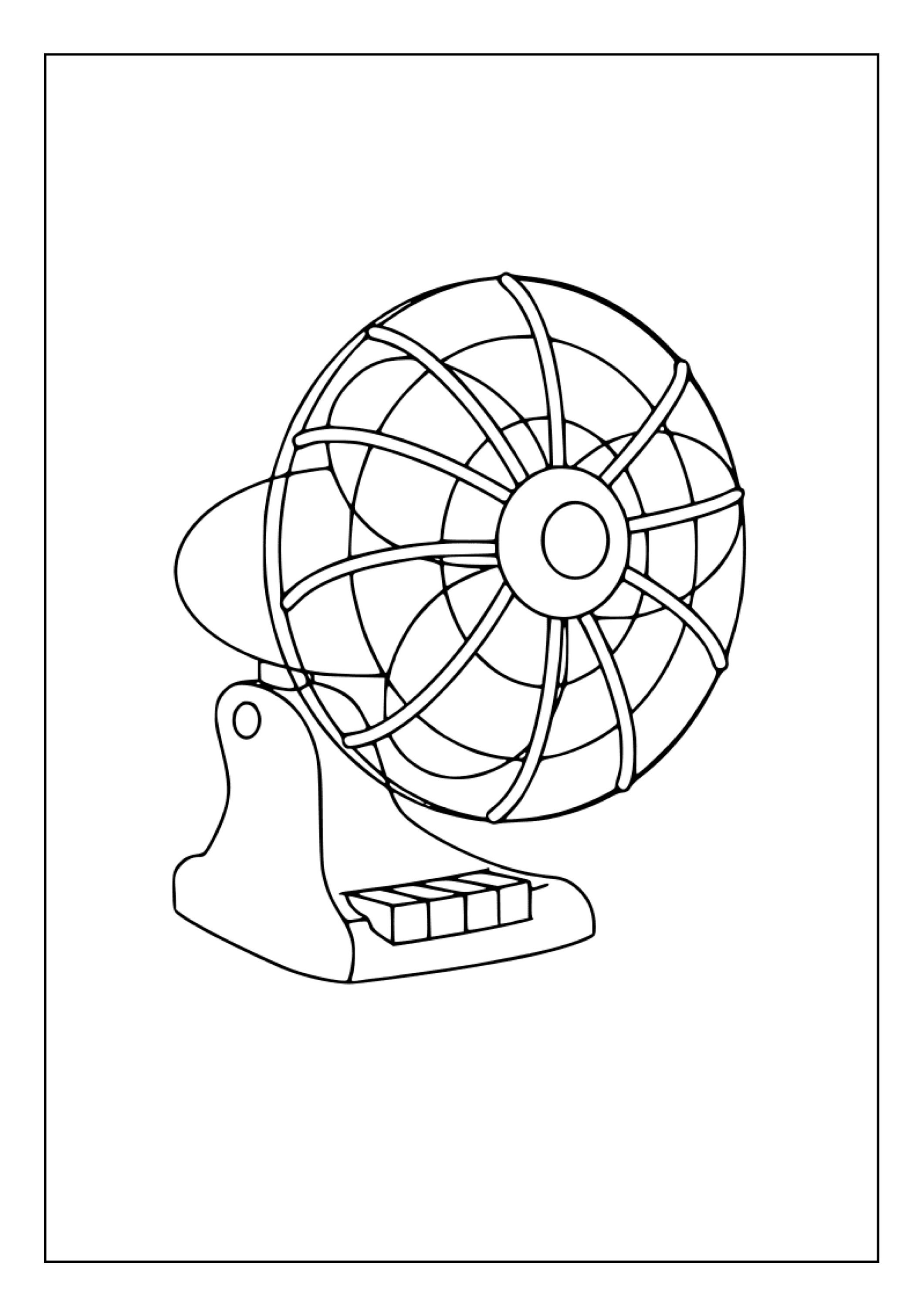 Printable Home Appliances Coloring Pages for Kids & Adults | 35 Pages ...