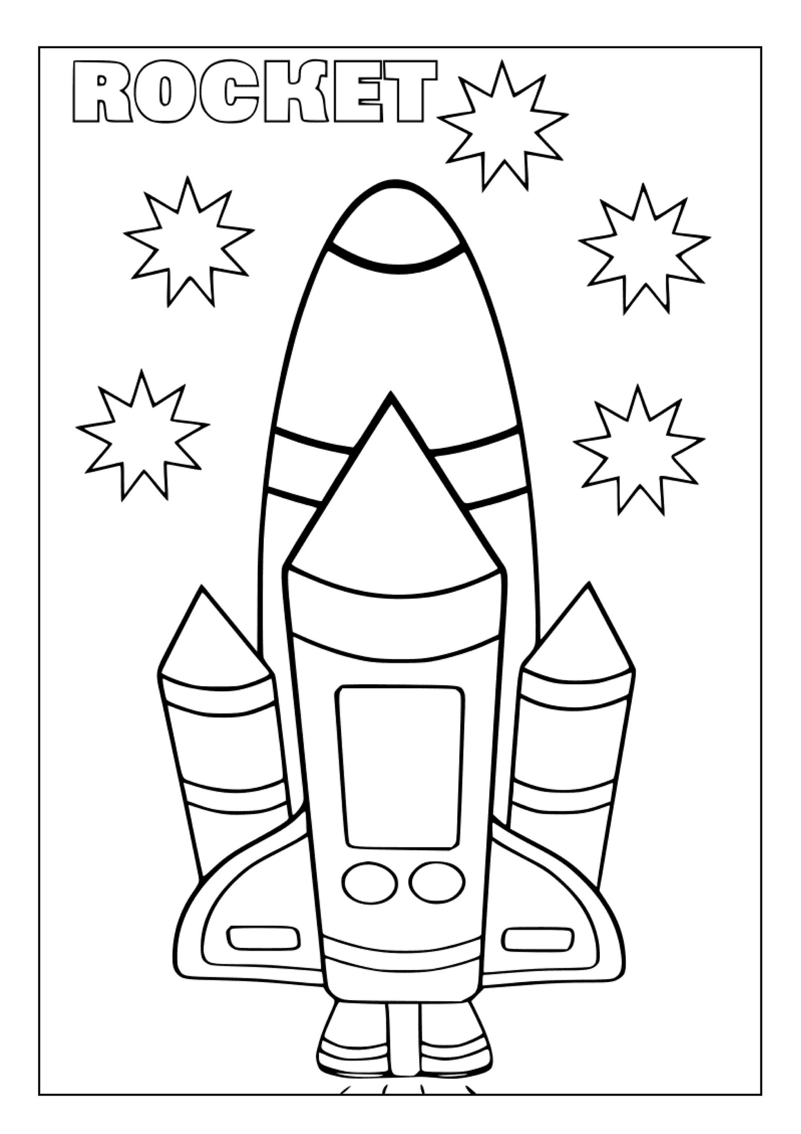 Printable Rocket Coloring Pages for Kids and Adults | 100 Pages ...
