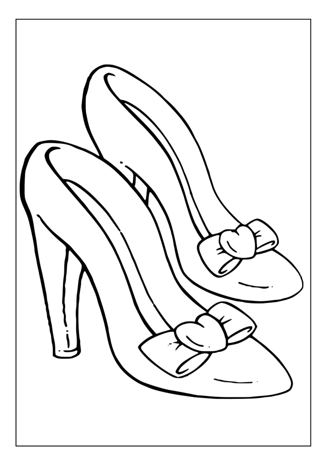 Printable Shoes Coloring Pages for Kids and Adults | 100 Pages ...