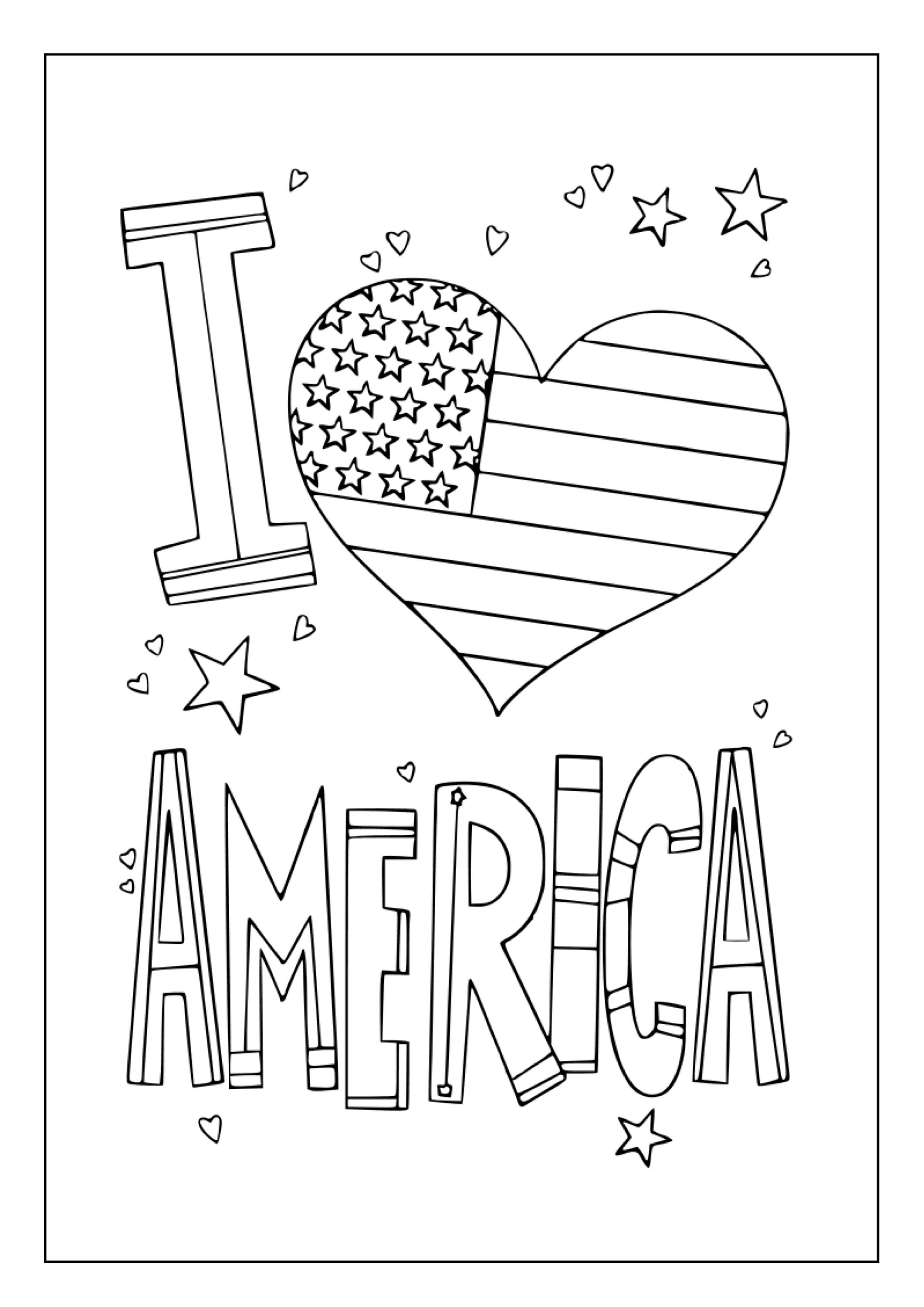 Printable United States Coloring Pages for Kids and Adults |85 Pages ...