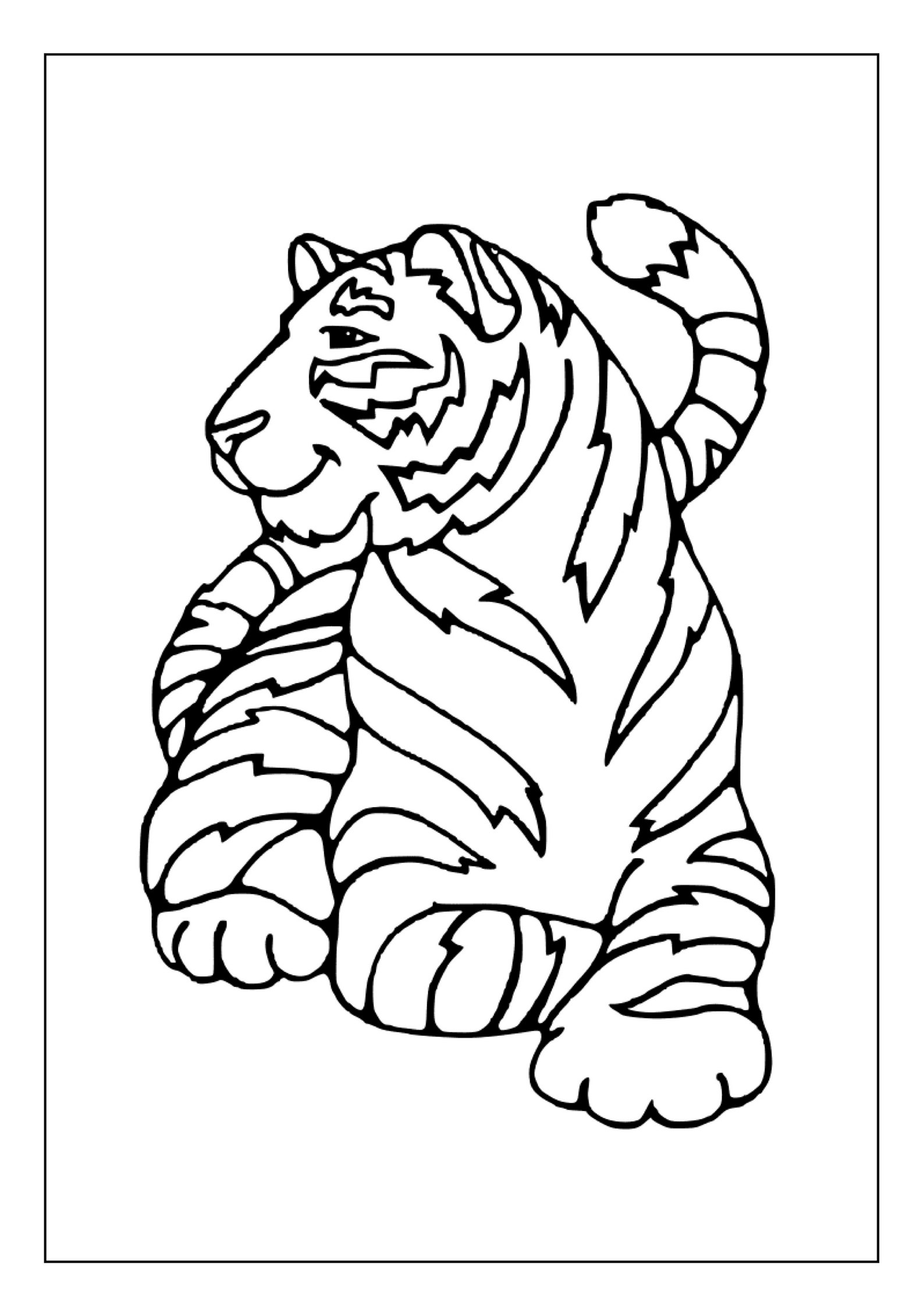 Printable Cute Wild Cats Coloring Pages for Kids & Adults 25 Pages ...