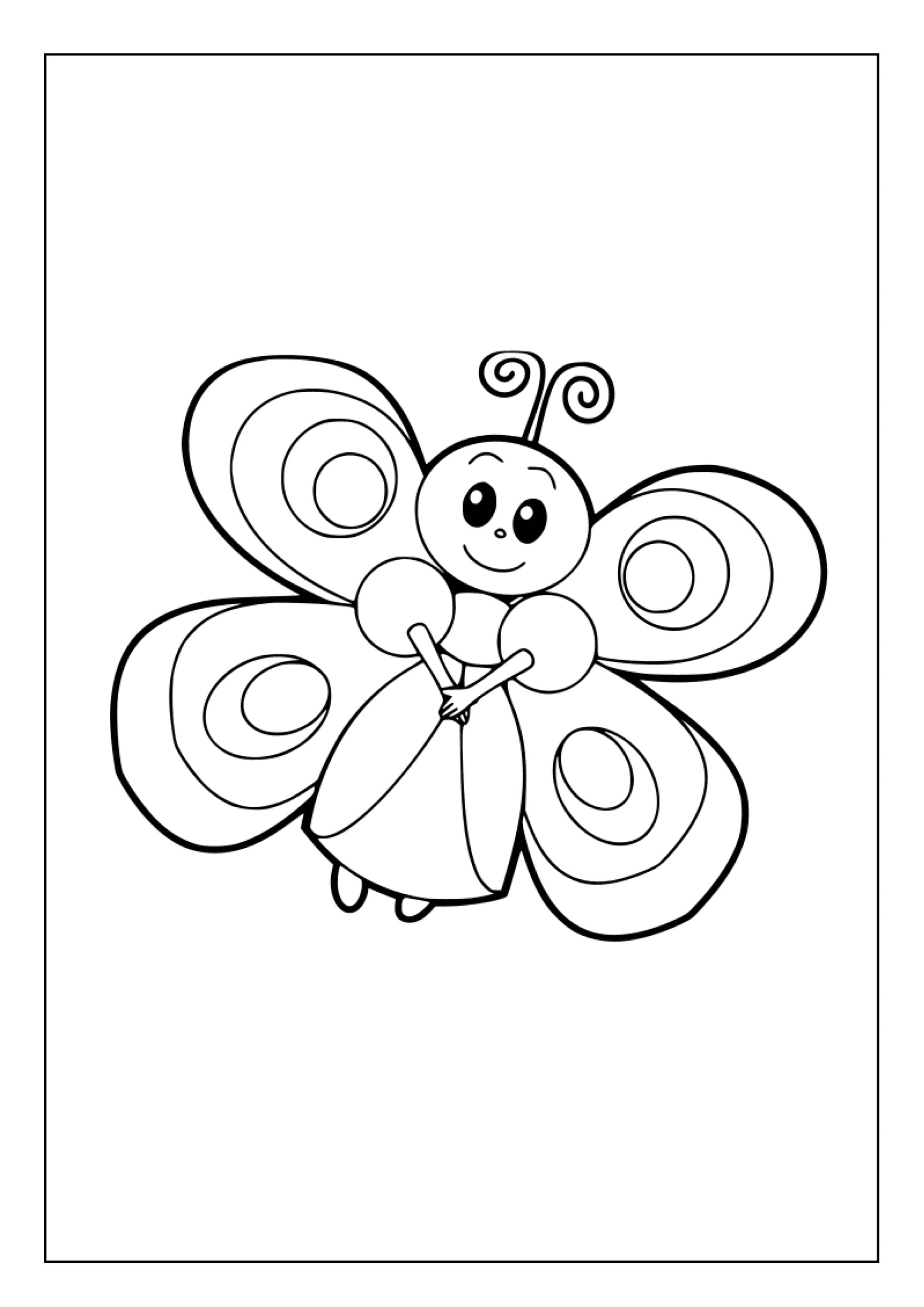 Printable Butterfly Coloring Pages for Kids and Adults | 90 Pages ...