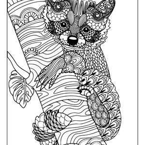 Printable Hard Animal Pattern Coloring Pages for Kids & Adults | 70 ...
