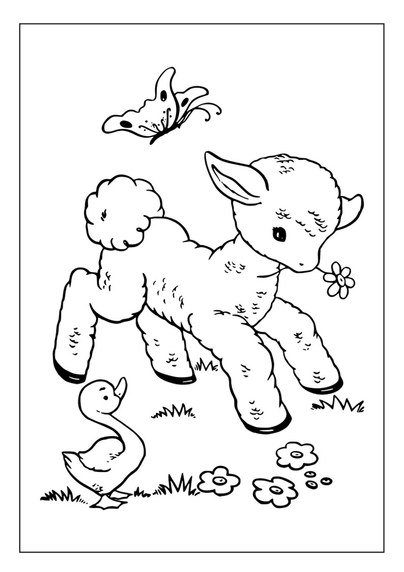 Printable Pets Coloring Pages for Kids and Adults | 90 Pages | Instant ...