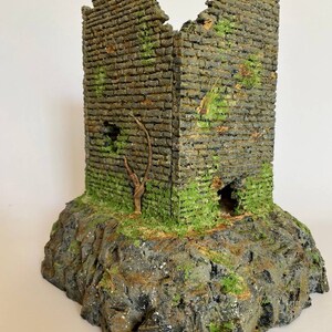 Medieval Castle Diorama - Abandoned Castle Diorama and Model - Etsy