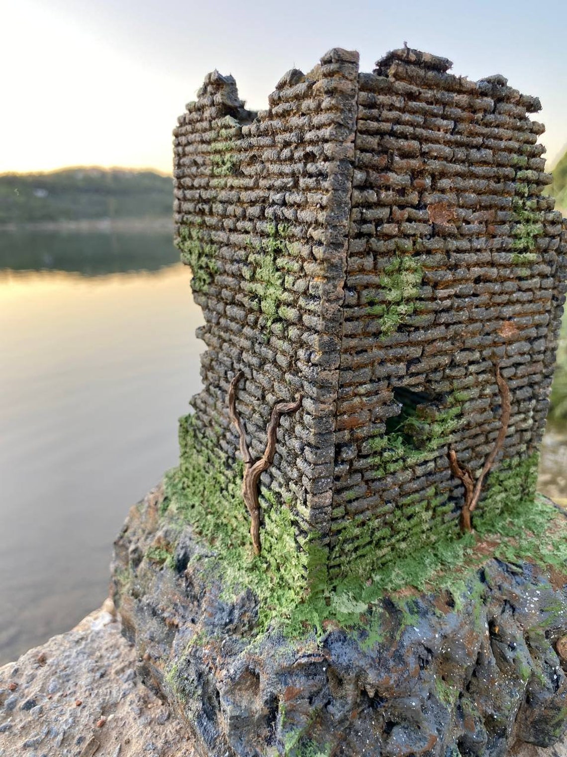 Medieval Castle Diorama Abandoned Castle Diorama and Model - Etsy