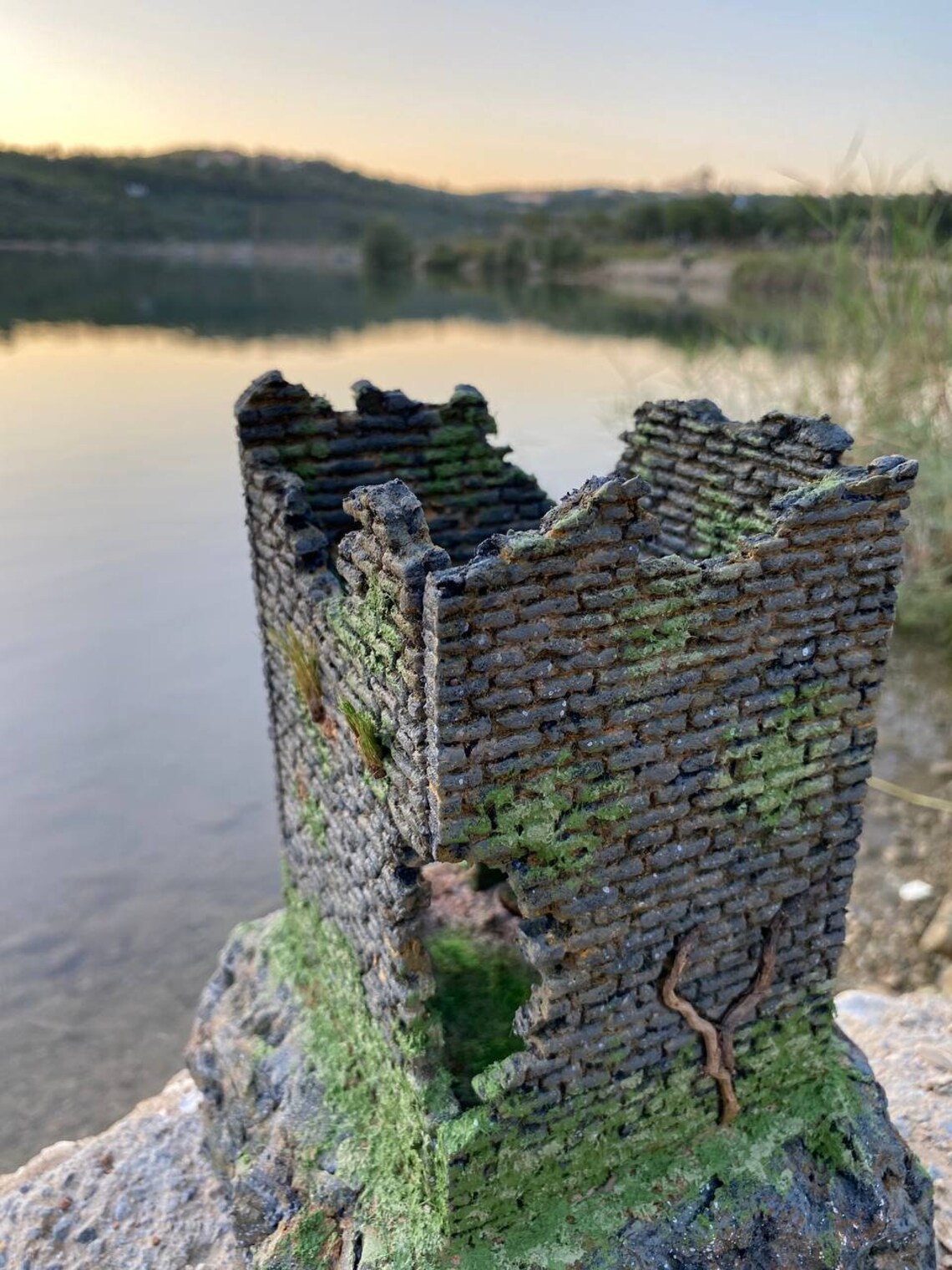 Medieval Castle Diorama Abandoned Castle Diorama and Model - Etsy